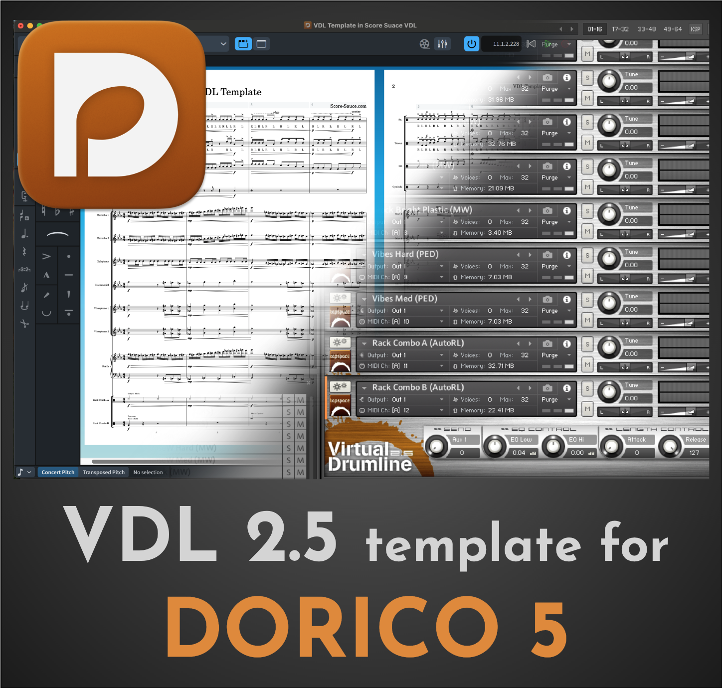 Dorico VDL Template | Score Sauce | Score Sauce